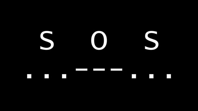 Understanding the morse code for sos: signal of urgency - RE06